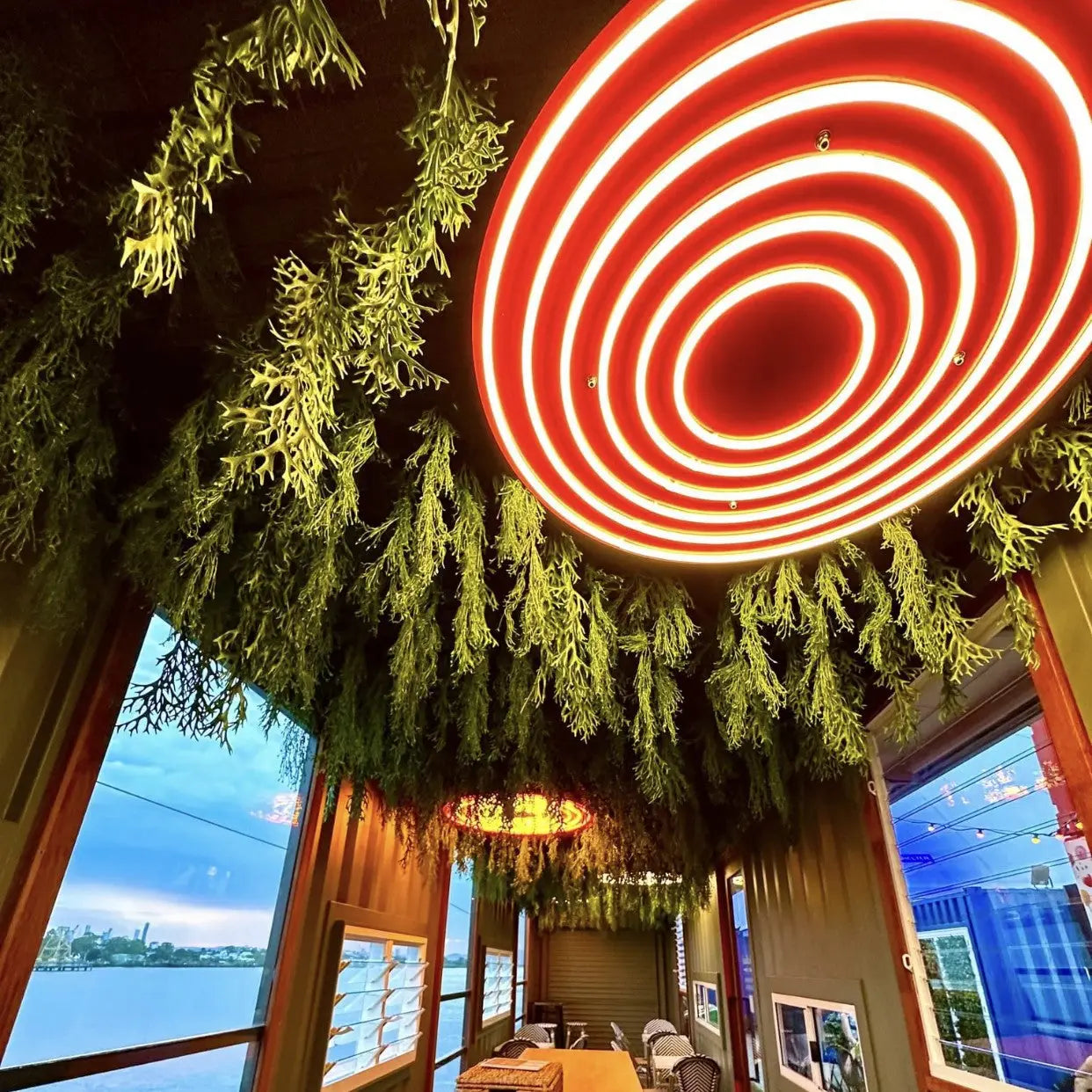 Custom Neon Ring Lights for Eat Street Private - Flexible Neon