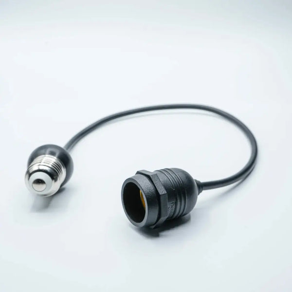 Black E27 Dropper- 40cm - Flexible Neon