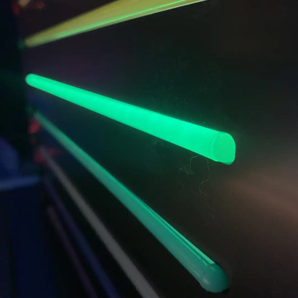 8x16 End Caps Emerald Green (10 Pack) - Flexible Neon