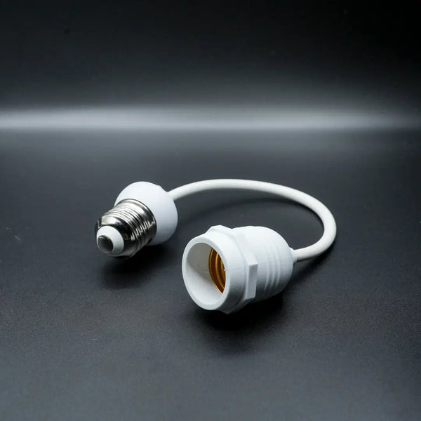 White E27 Dropper- 20cm - Flexible Neon